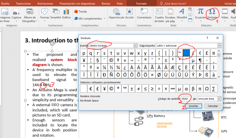 Espacio irrompible (No-Break Space & Non-breaking Hyphen) en Powerpoint ...